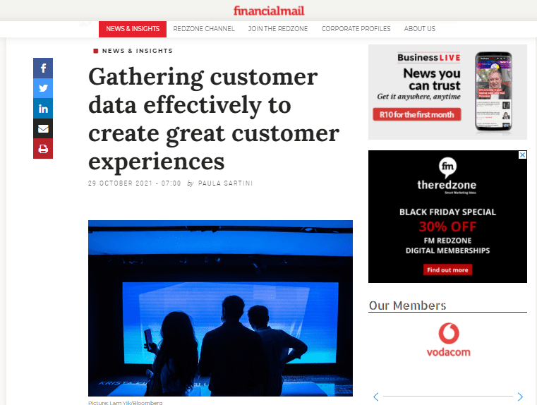 THE RED ZONE | Gathering customer data effectively to create great ...